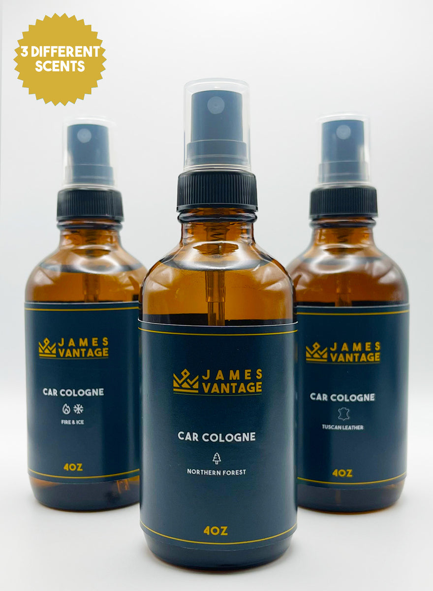Car Cologne - Air Freshener - 3 Pack Bundle – James Vantage